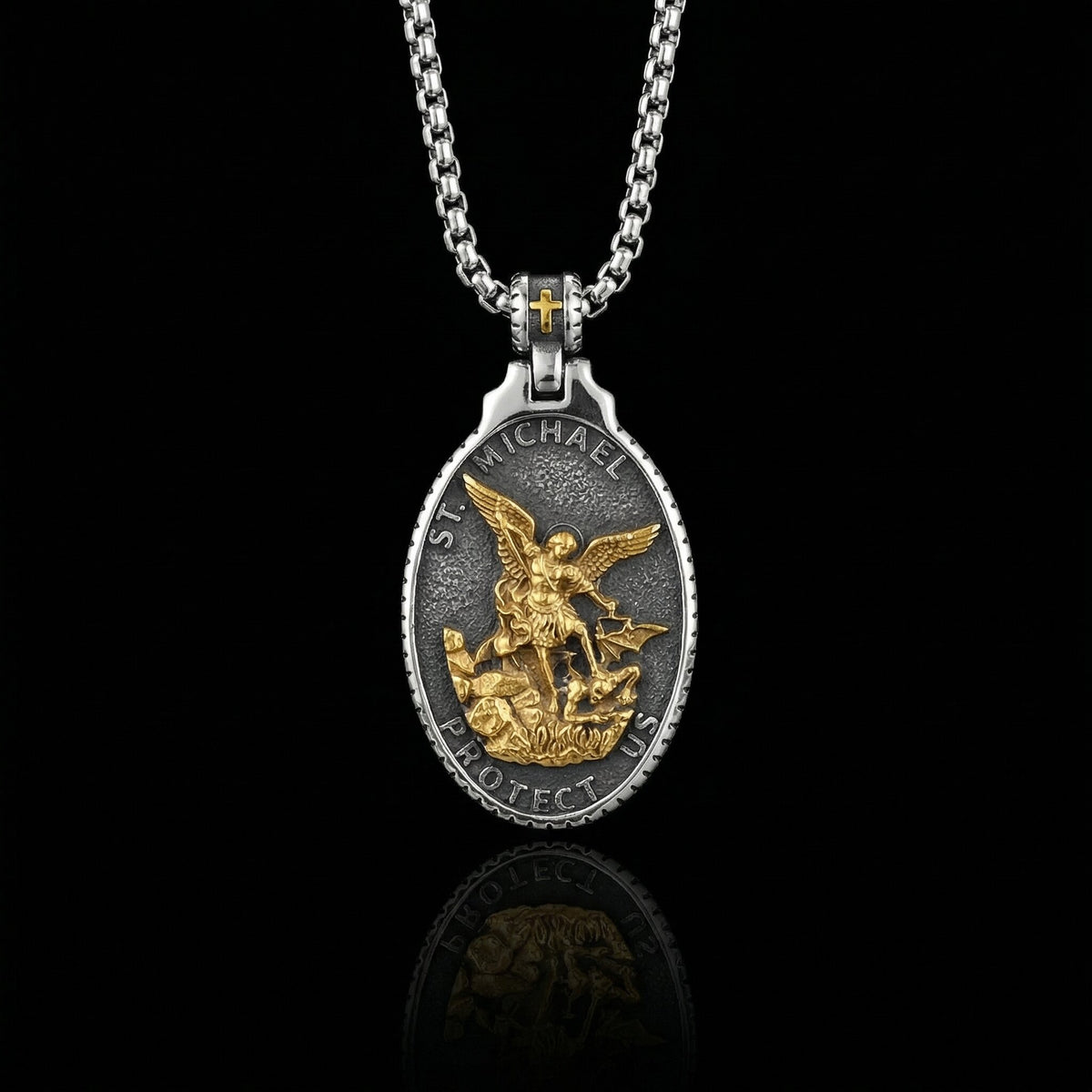 St. Michaels Badge Pendant Necklace | OUTLAWS Amsterdam