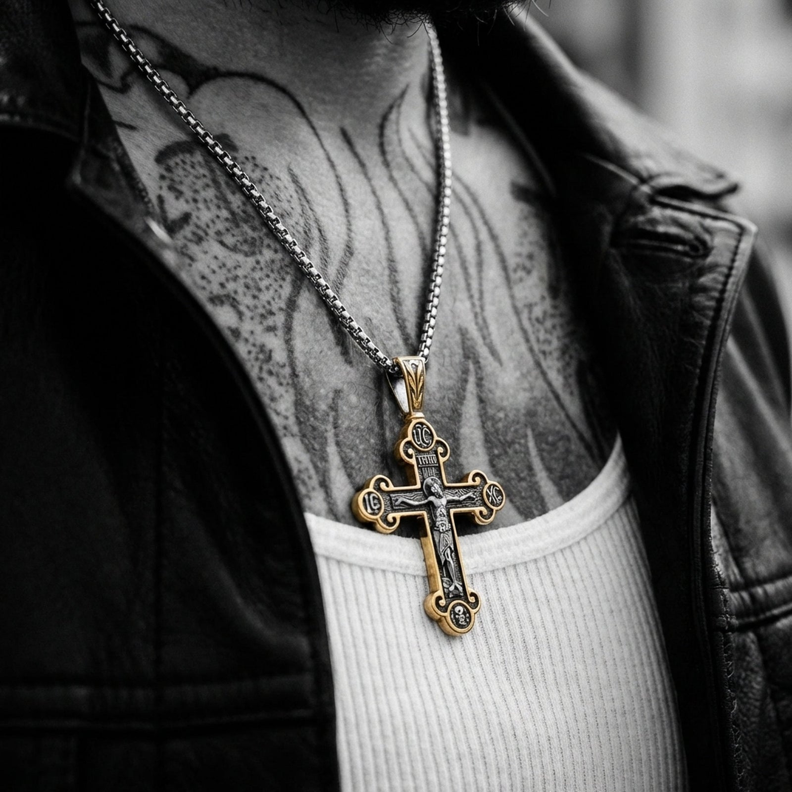 Men's Pendant Necklaces & Chains — Cross, Compass & Viking | Outlaws ...
